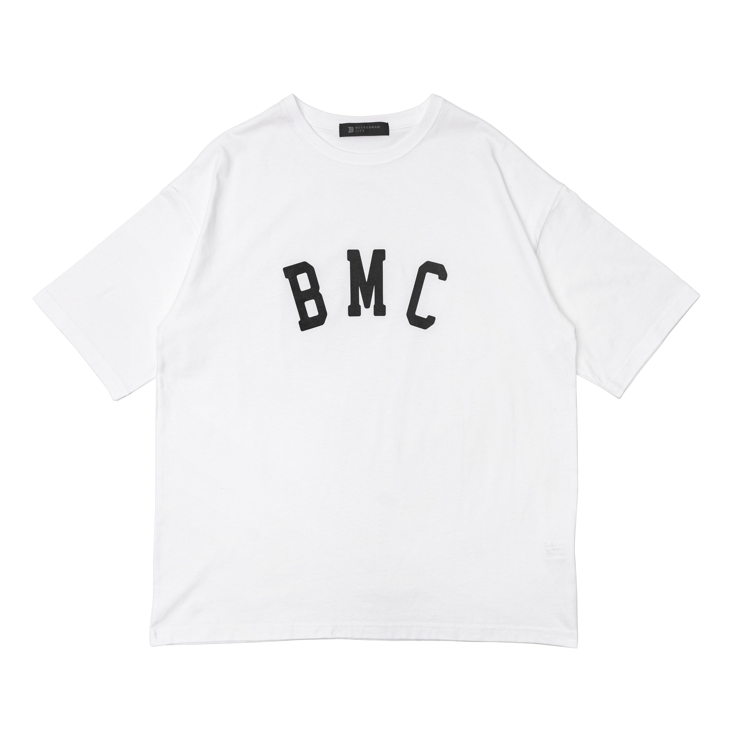 BIG T-Shirt BMC Logo WHITE – BECKERMAN CITY